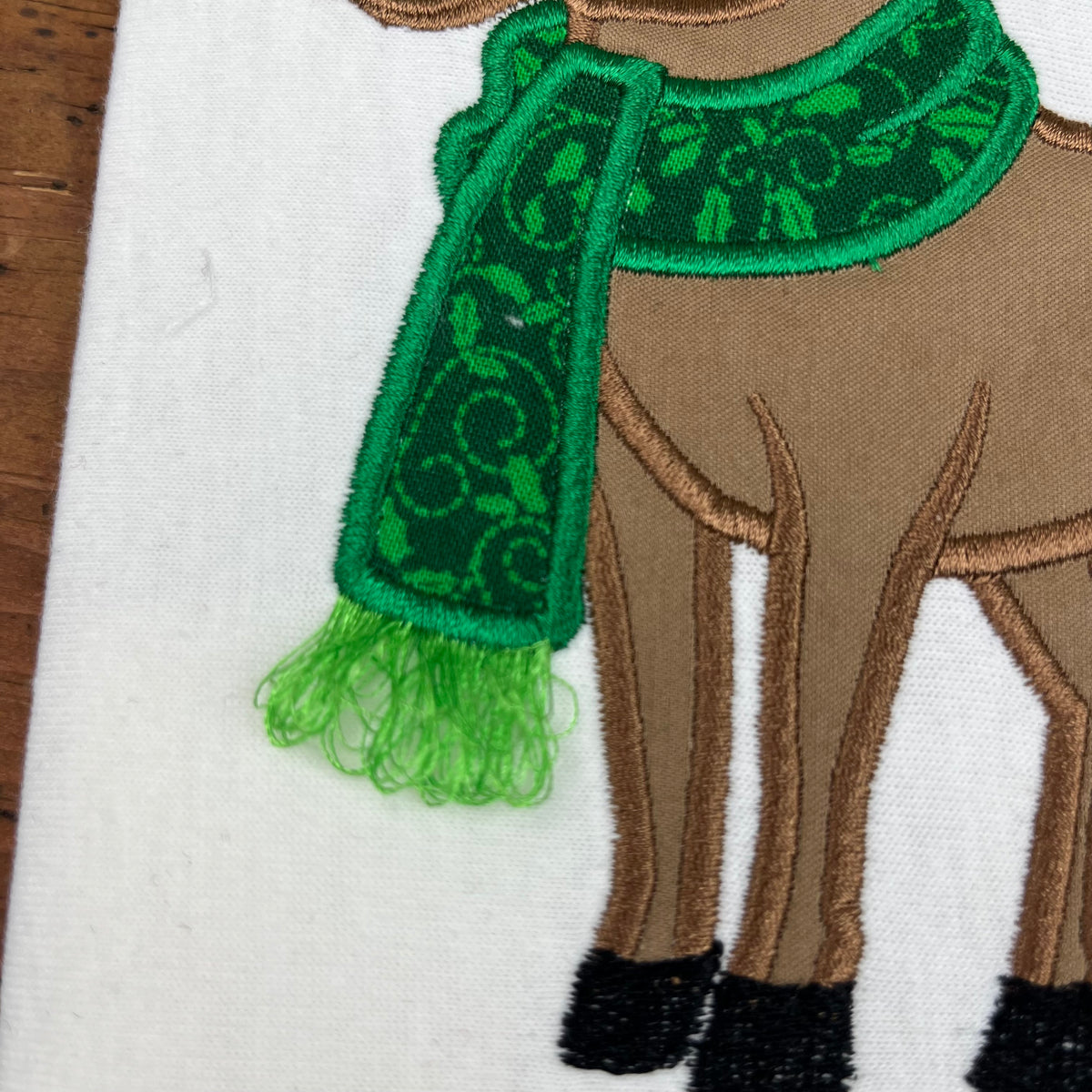 Cozy Moose with scarf Applique Embroidery Design – Snuggle Puppy Applique