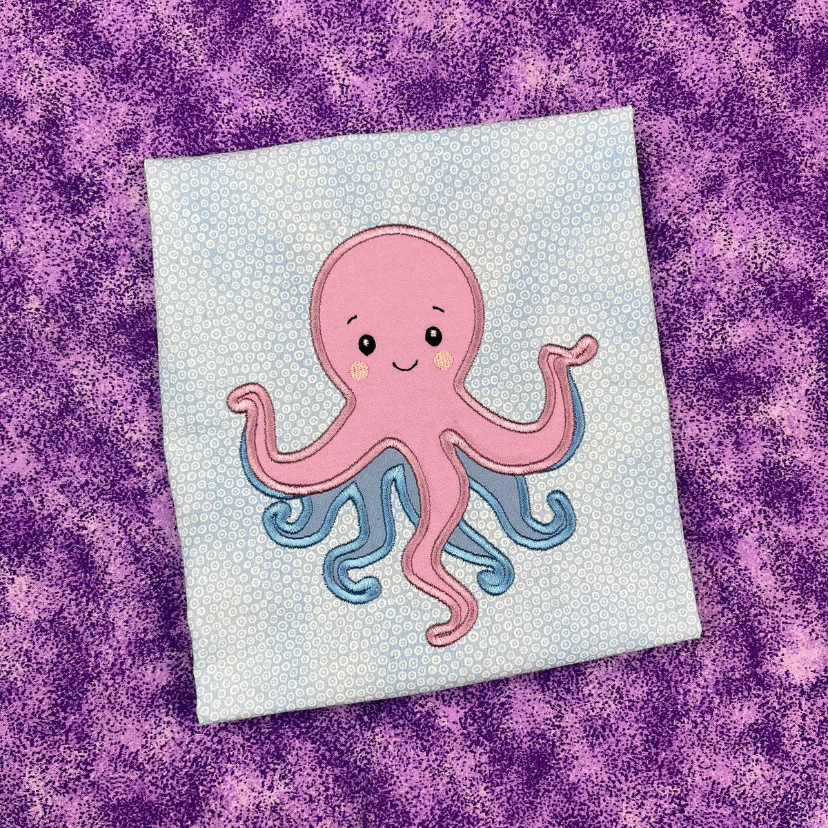 Octopus Baby Applique Embroidery Design – Snuggle Puppy Applique