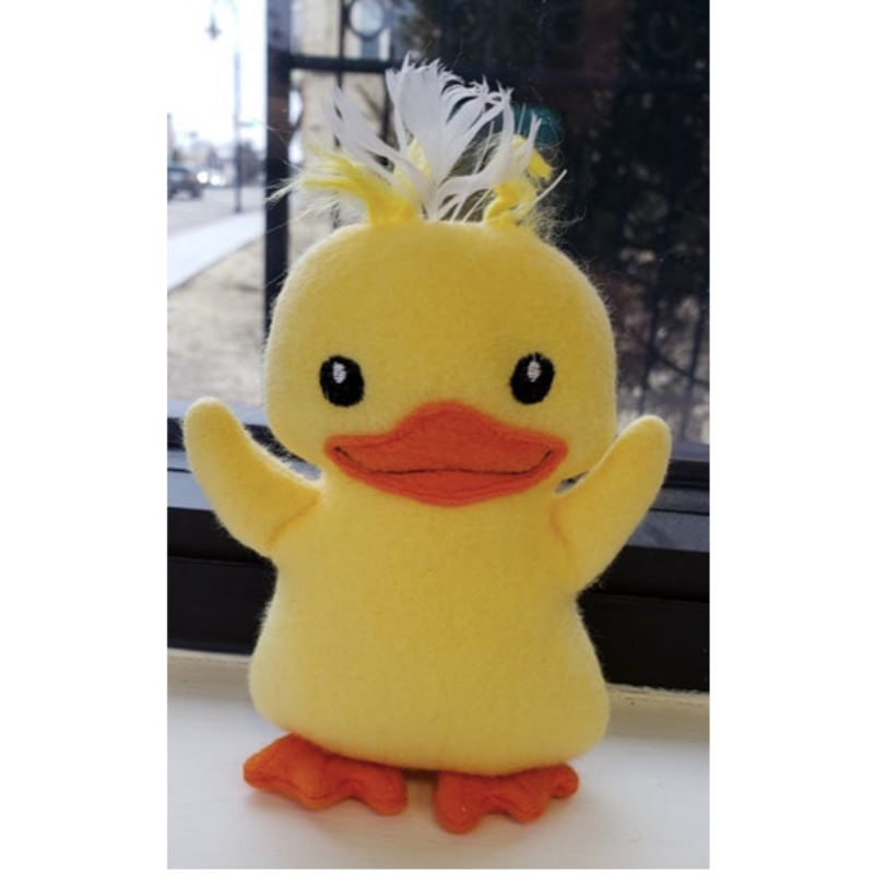 In the hoop Duck stuffy for use with an embroidery machine – Snuggle ...