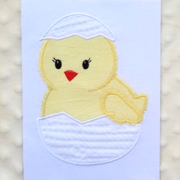 Chick Applique Embroidery Design – Snuggle Puppy Applique