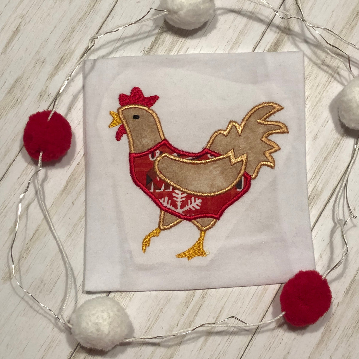 Toasty Chicken – Snuggle Puppy Applique