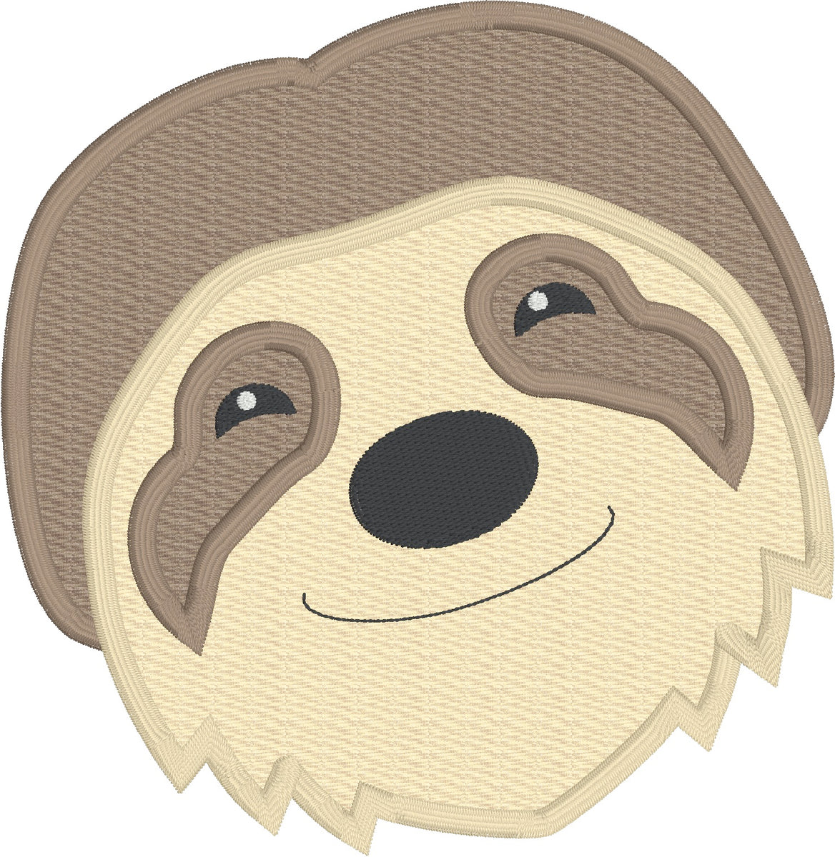 Sloth Face – Snuggle Puppy Applique